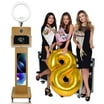 WideMeet 65inch Photobooth Machine with 43inch Touch Screen Machine ...