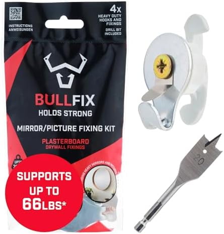 Mirror/Picture Hanging Kit - Heavy Duty Drywall Anchors for Mirrors ...