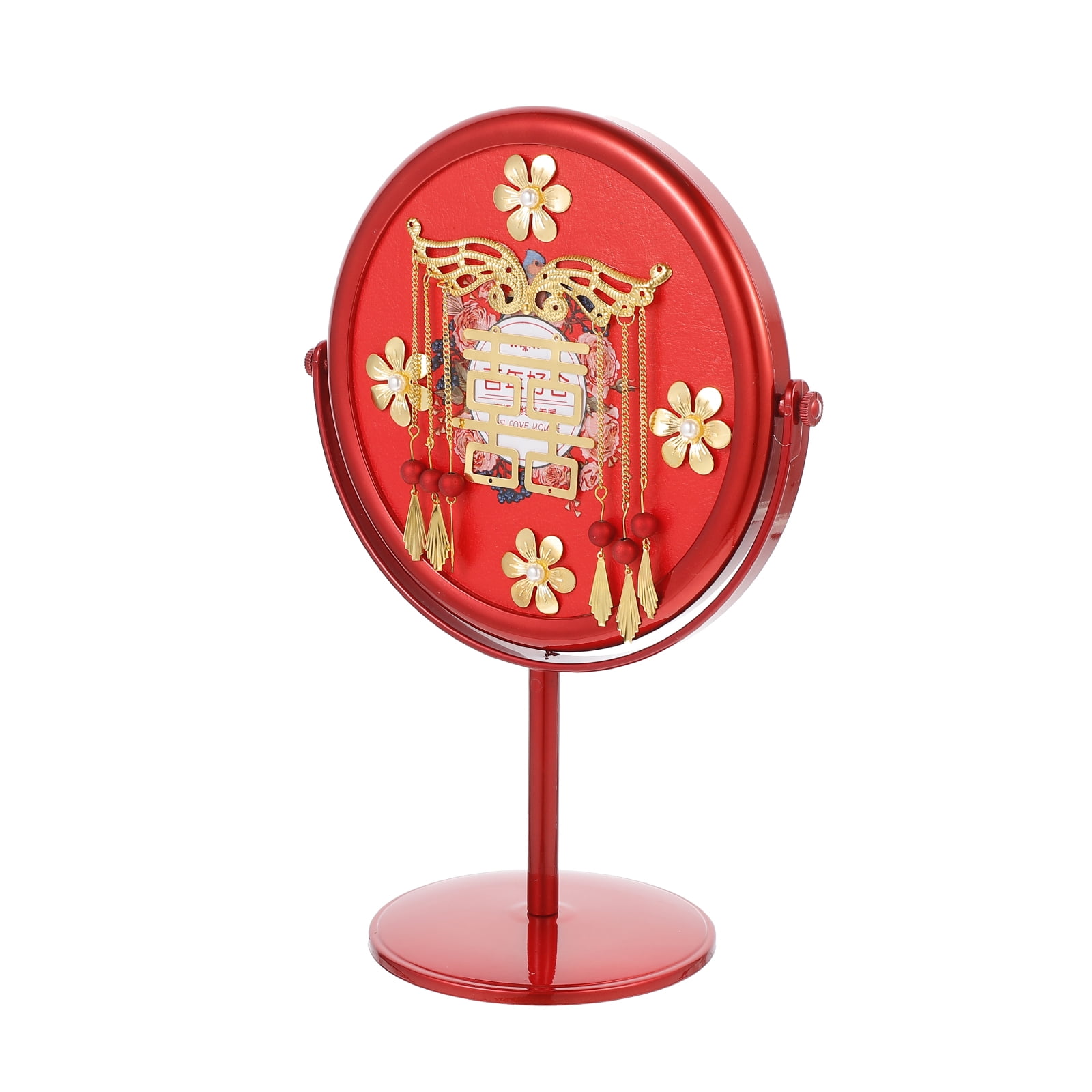 Mirror Rotating Mirrors Light Makeup Flower Cake Decorations Chinese ...