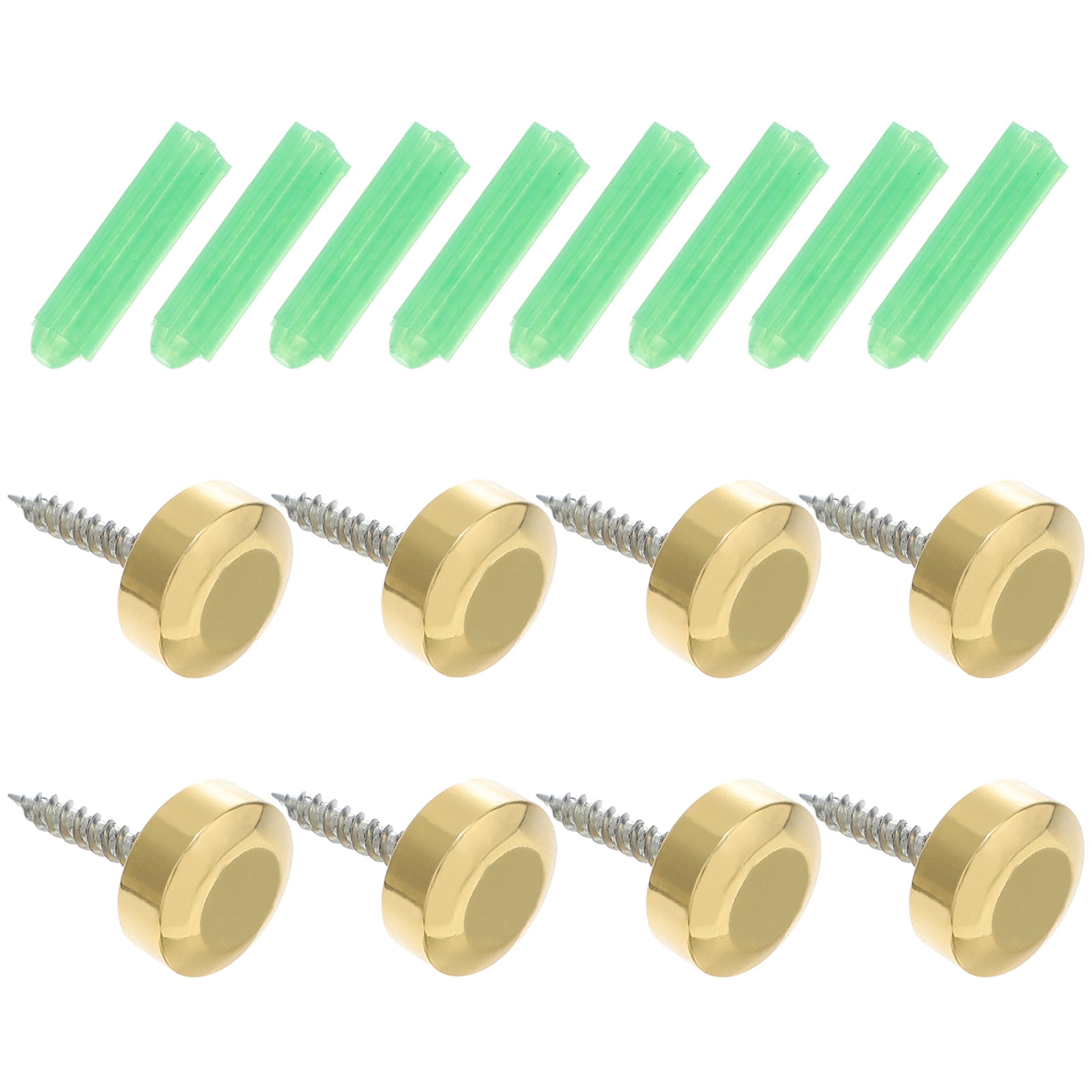 Mirror Screw Caps Sign Advertising Hardwares Brass Screws Metal Signs ...