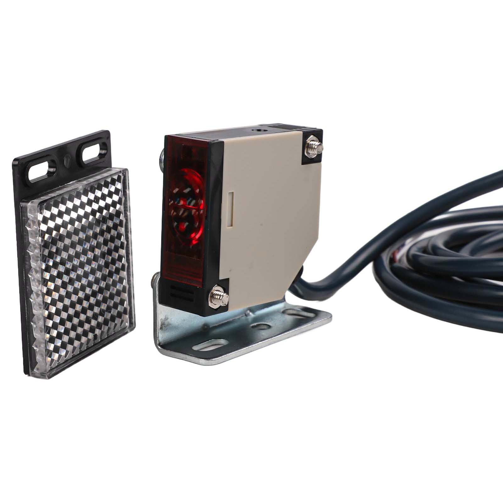 Mirror reflective Sensor E3JK-R4M1 Photoelectric Switch with Reflector 90-250V - Walmart.com