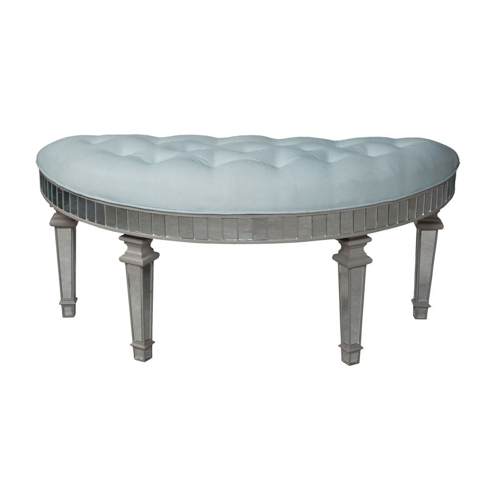 Mirrored Half Round Bench - Walmart.com