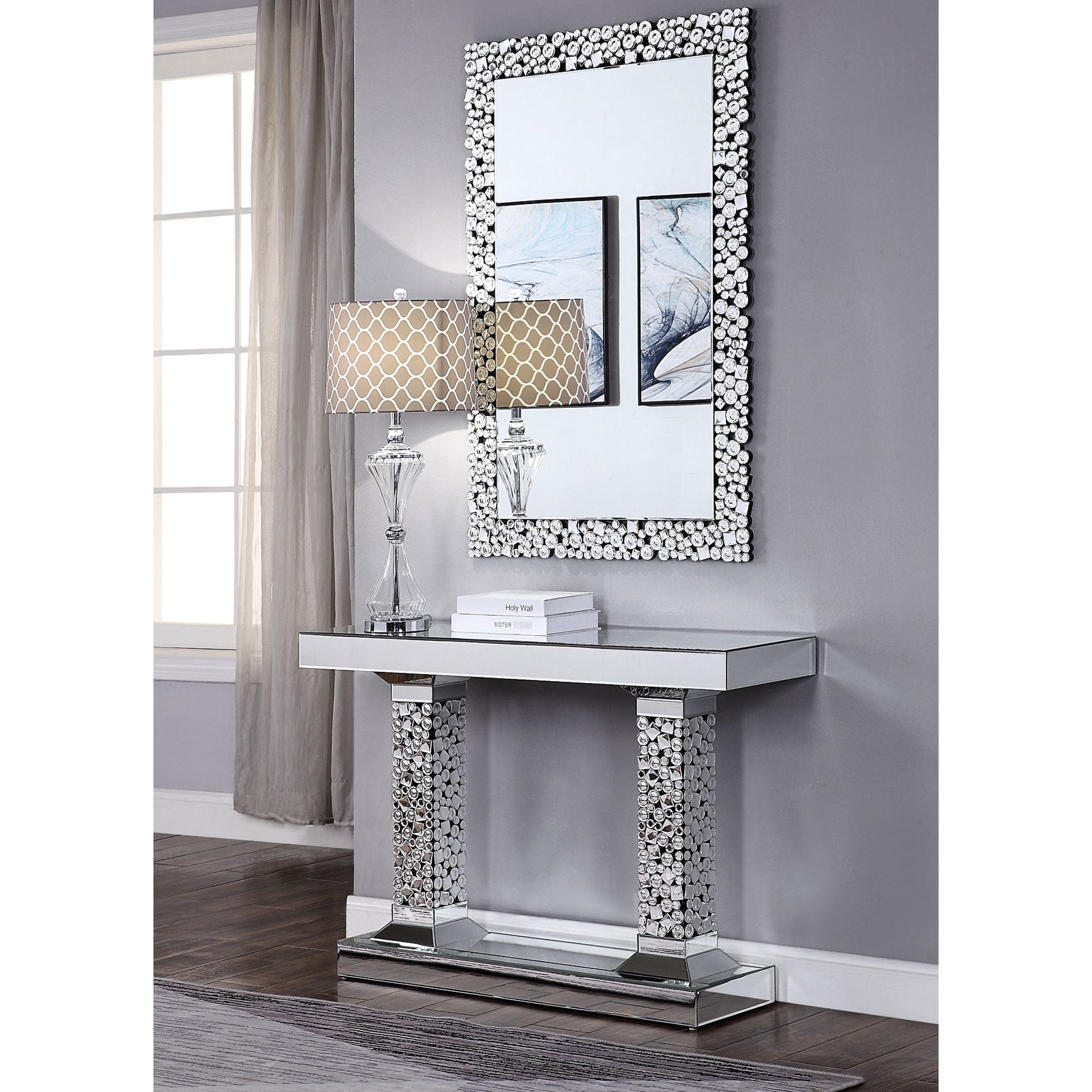 Mirrored Top and Column Base - Adds Sophistication to Interiors ...