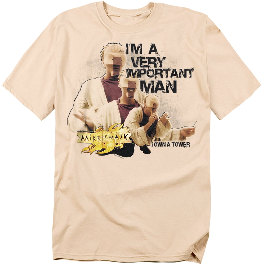 Mirrormask T-Shirt Important Man Unisex Graphic Tee For Men & Women ...