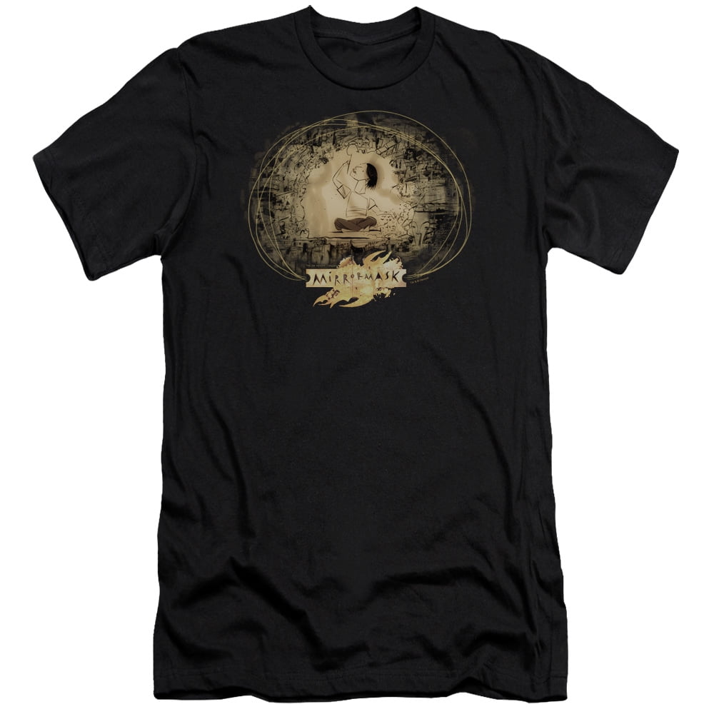 Mirrormask - Sketch - Premium Slim Fit Short Sleeve Shirt - Large ...