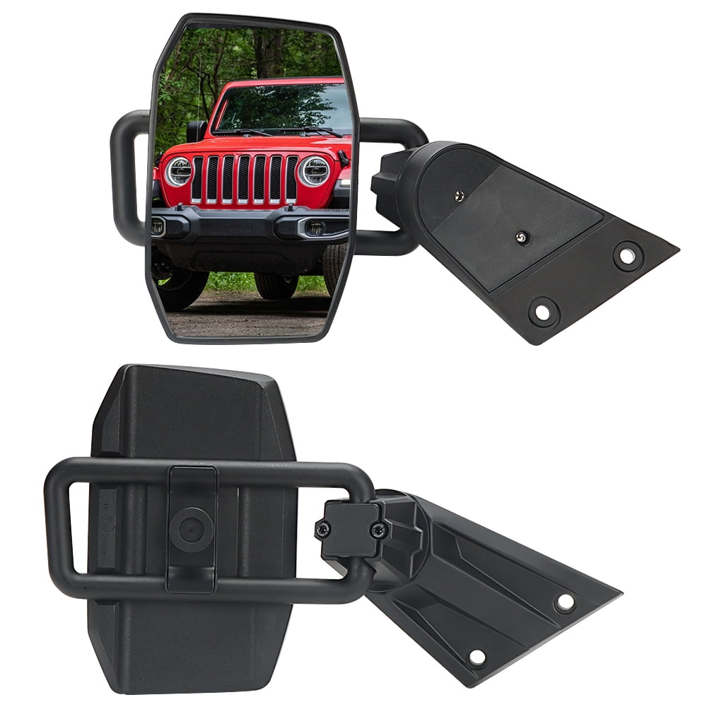 LCGP Anti Shake Wide Vision Side View Mirrors Compatible with Jeep ...