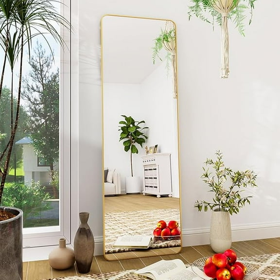 Kate and Laurel Viona Modern Scalloped Rectangle Mirror, 24 x 36, Gold ...