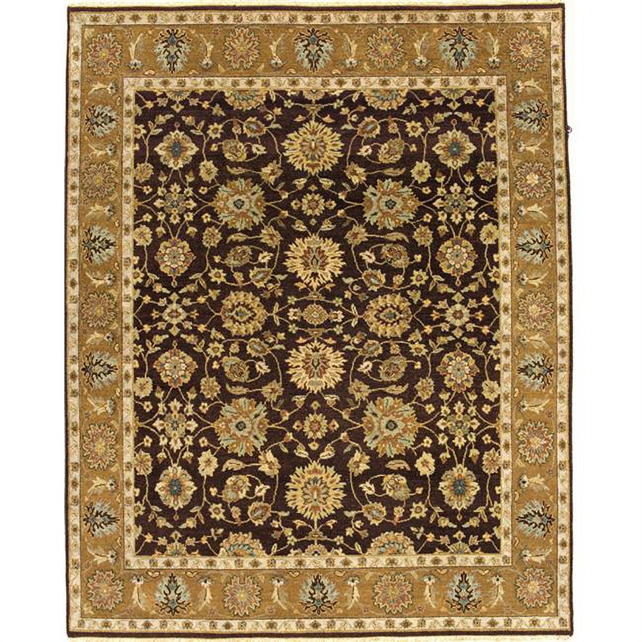 Mirzapur Agra Brown & Gold Area Rug - 10 x 14 ft. - Walmart.com