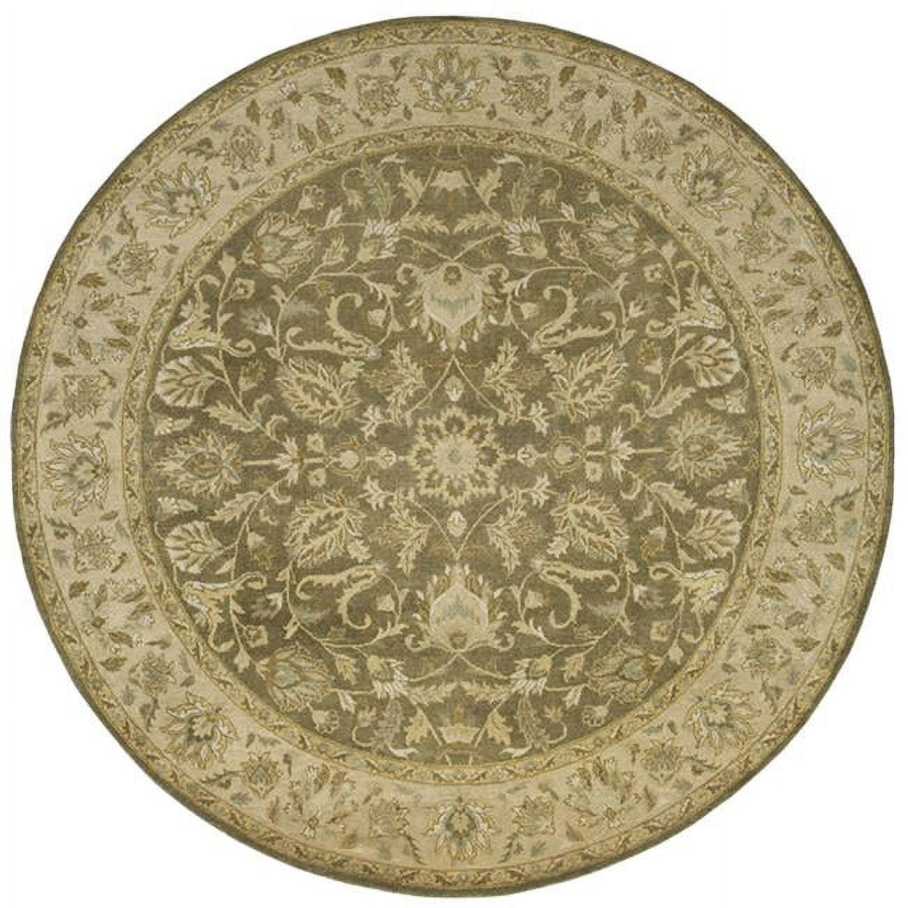 Mirzapur Tehran Olive & Beige Round Area Rug - 8 x 8 ft. - Walmart.com
