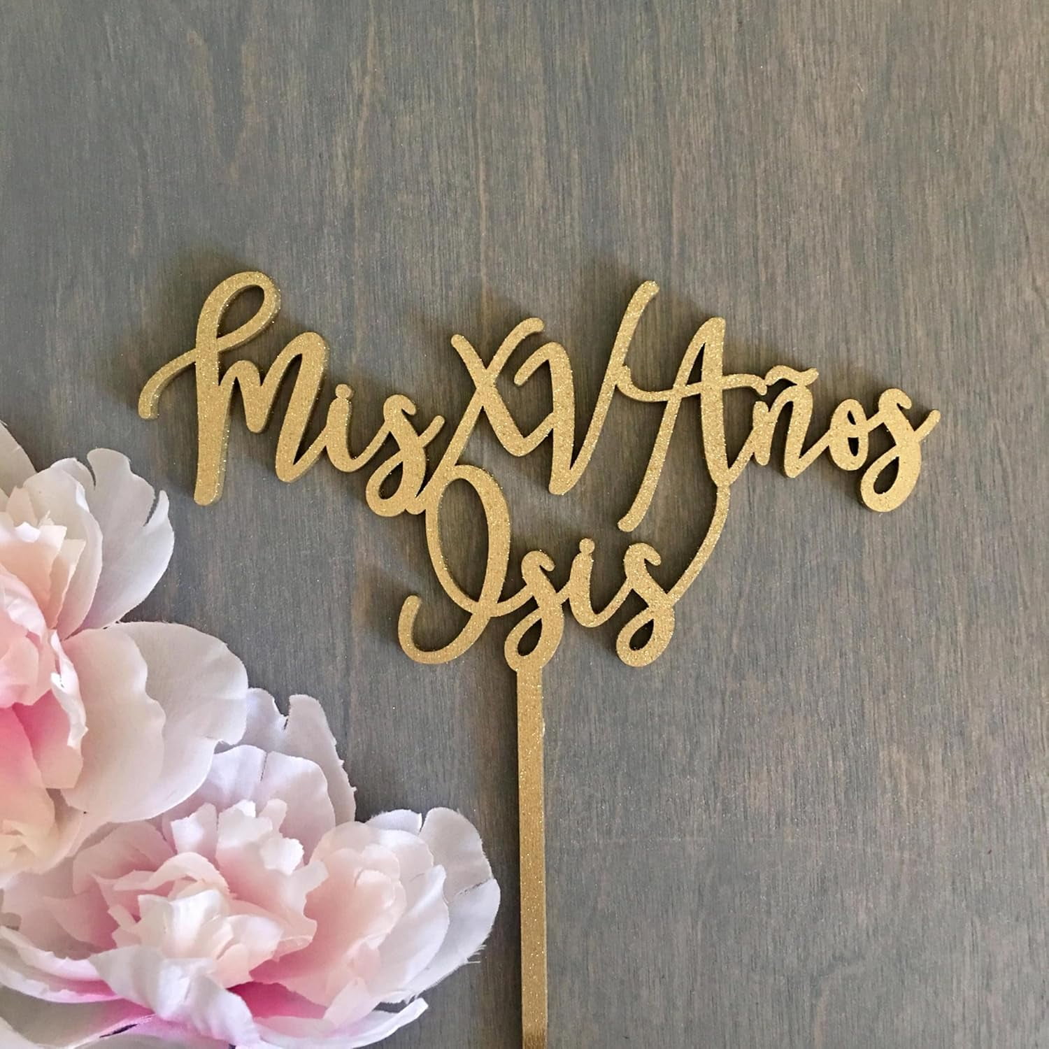 Mis Name Cake Topper,Cake Topp Artwork,Quinceanera Cake Toppers ...