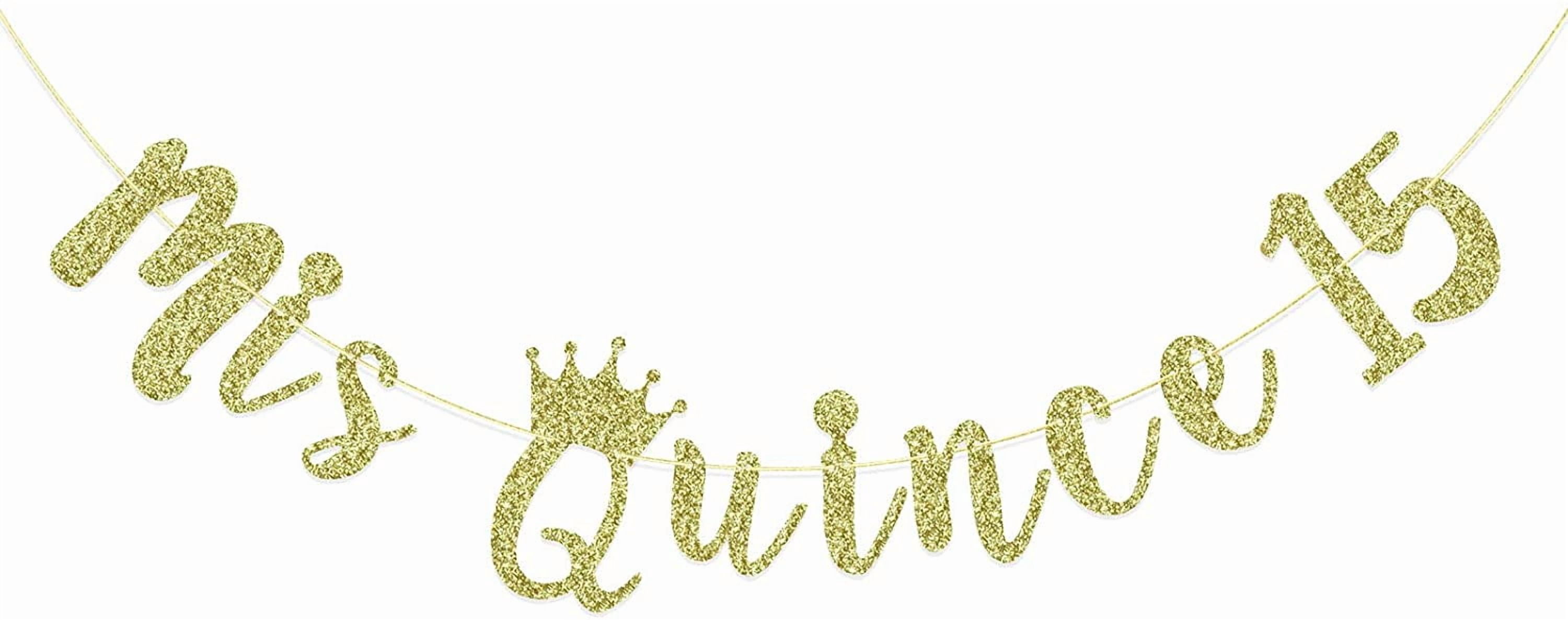 Mis Quince 15 Banner, My 15th Birthday Party Decorations, Quinceanera ...