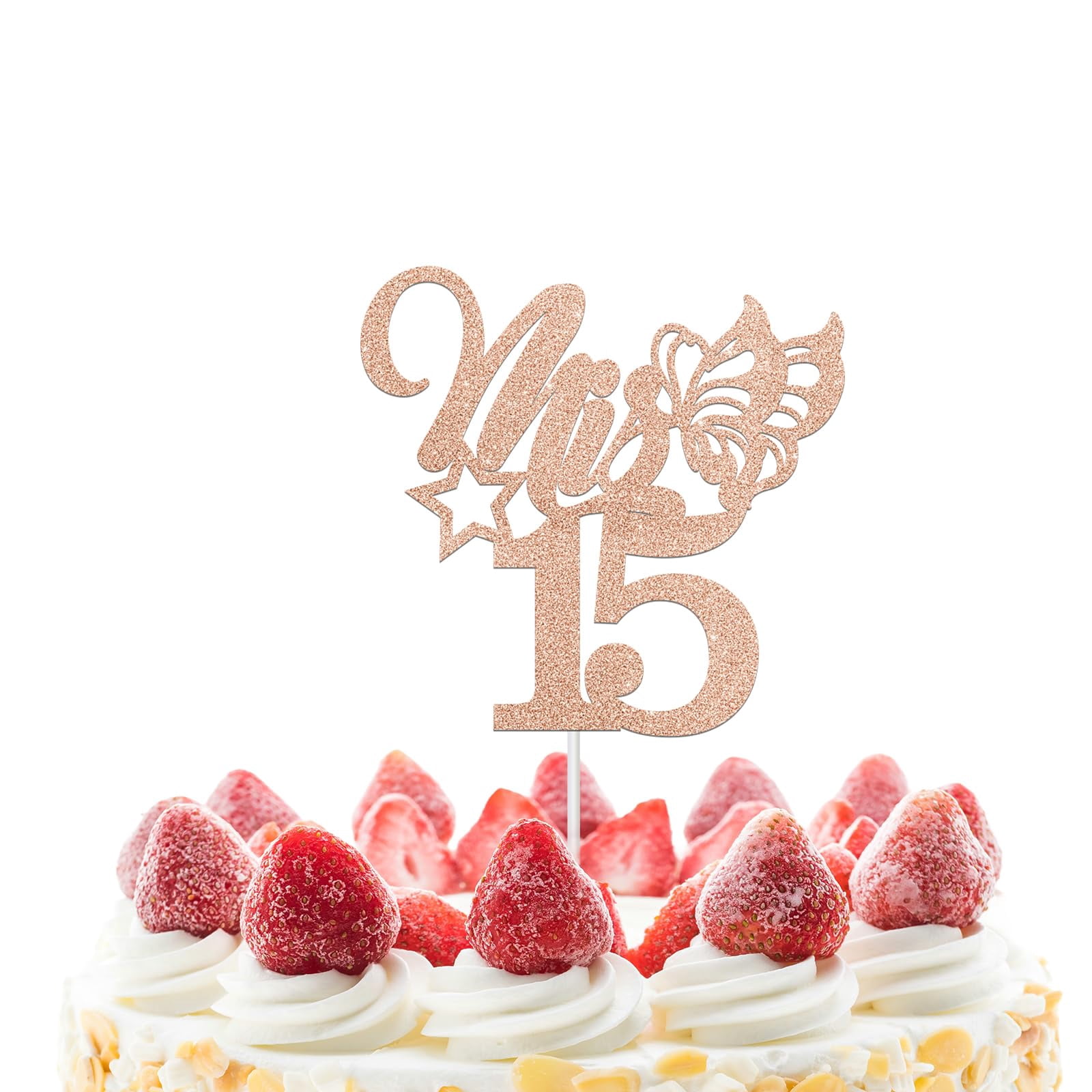 Mis Quince 15 TWE5 Cake Topper, Mis Anos 15, Sweet 15, Teen Girls Happy ...