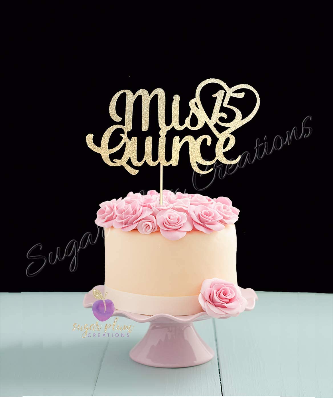 Mis Quince Cake Topper - Walmart.com