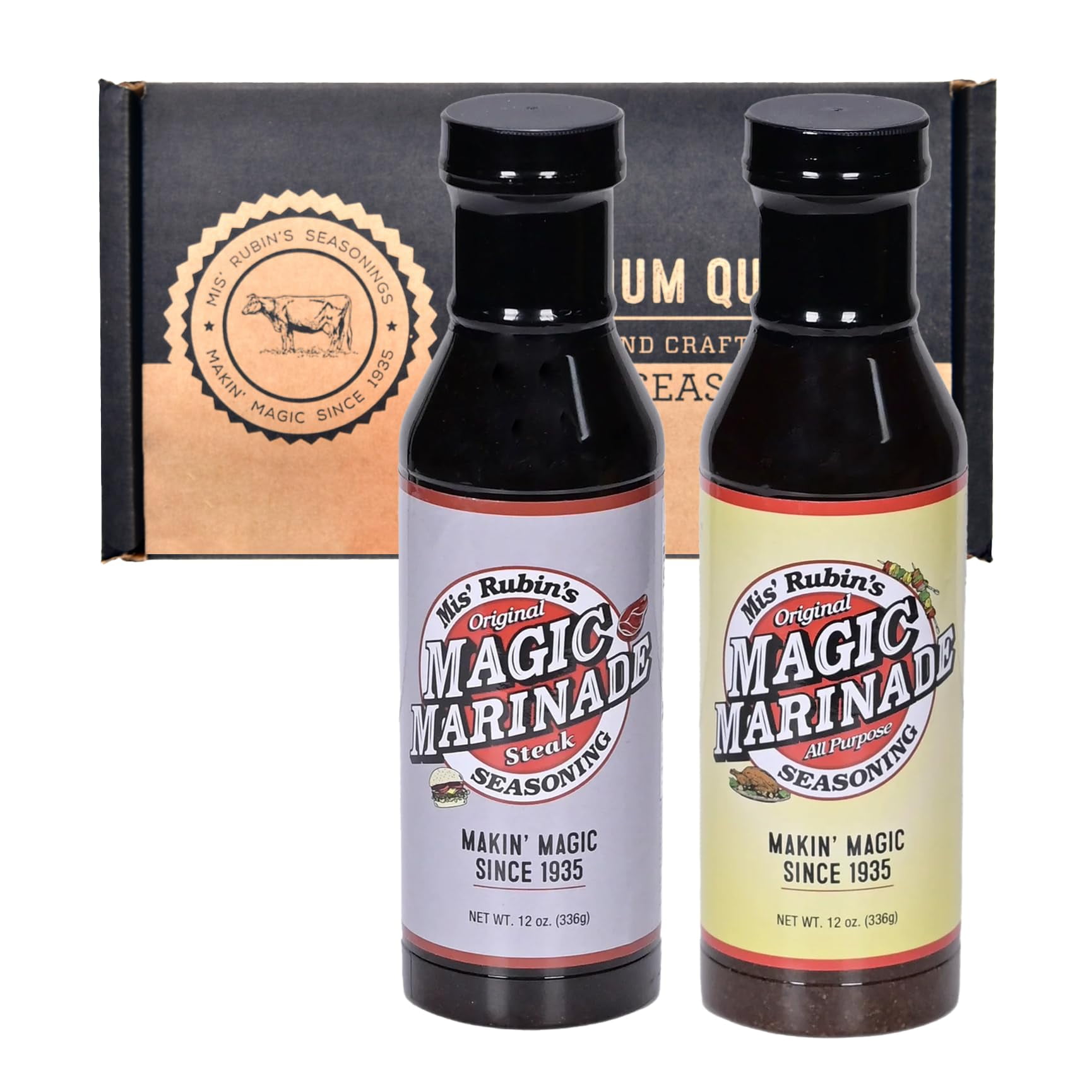 Mis' Rubin's Marinade Gift YPF5 Box - 1 Steak Seasoning 1 All Purpose ...