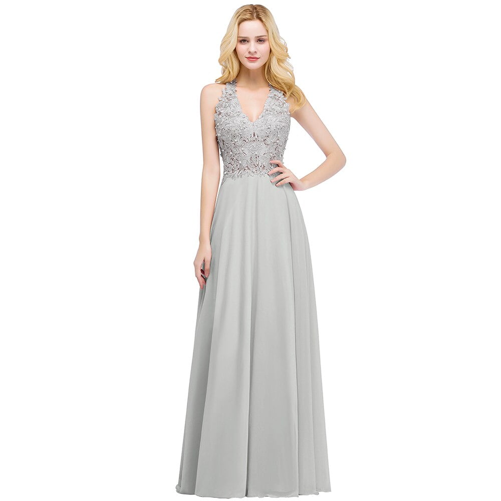 MisShow Sexy Lace Long Dress Vestido Women Prom Party Gown Size S-XL ...