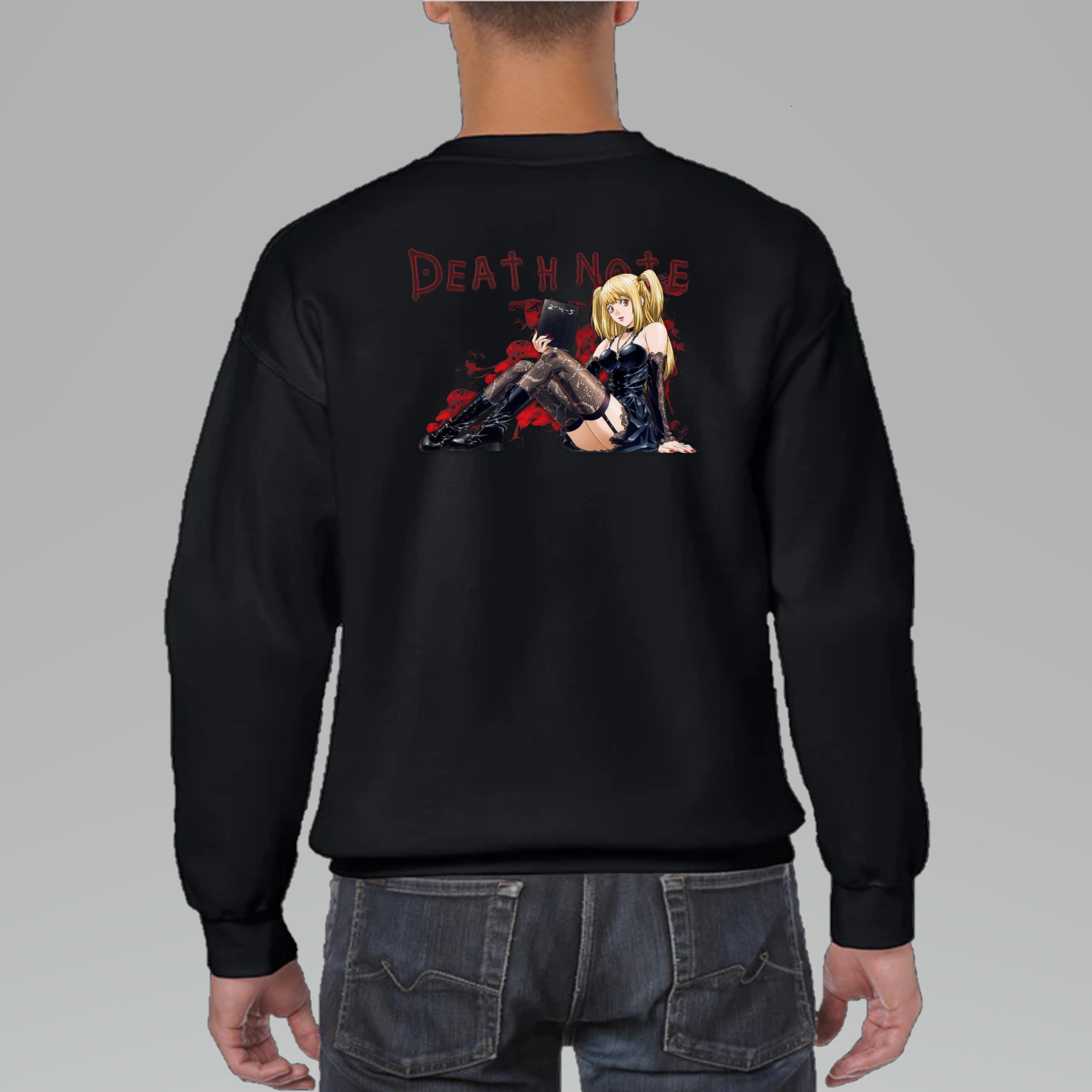 Misa Amane - DEATH NOTE Goth DEATHNOTE SWEATSHIRT, for men & women, up ...