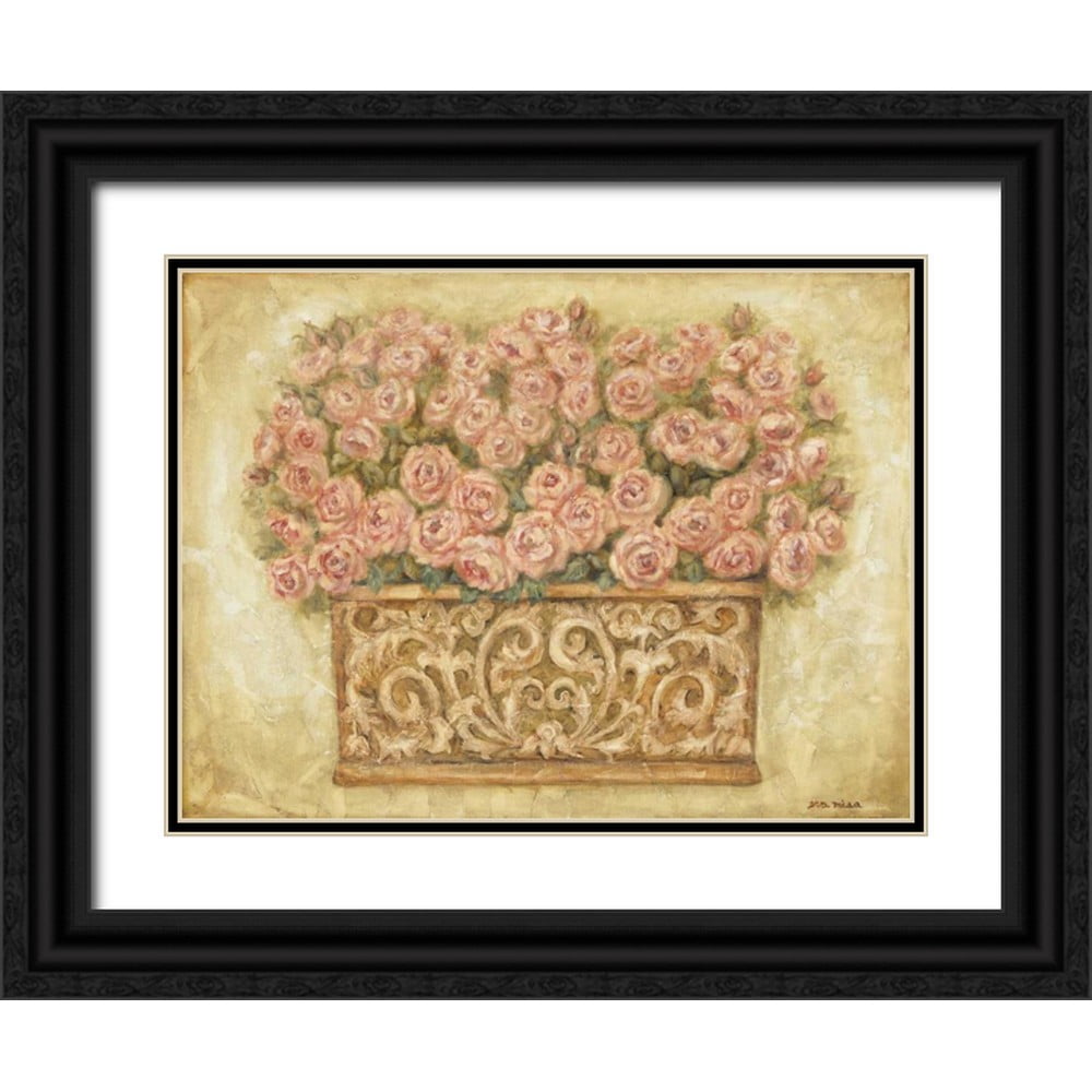 Misa, Eva 14x12 Black Ornate Wood Framed with Double Matting Museum Art ...