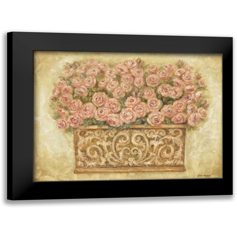 Misa, Eva 24x19 Black Modern Framed Museum Art Print Titled - Pink ...