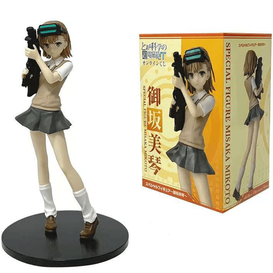 Misaka Mikoto Figure Anime A Certain Magical Index Railgun Anime Girl ...