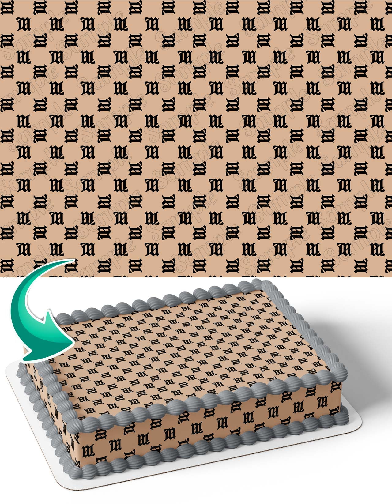 Misbhv OG BB Wrap Edible Image Cake Topper Personalized Birthday Sheet ...