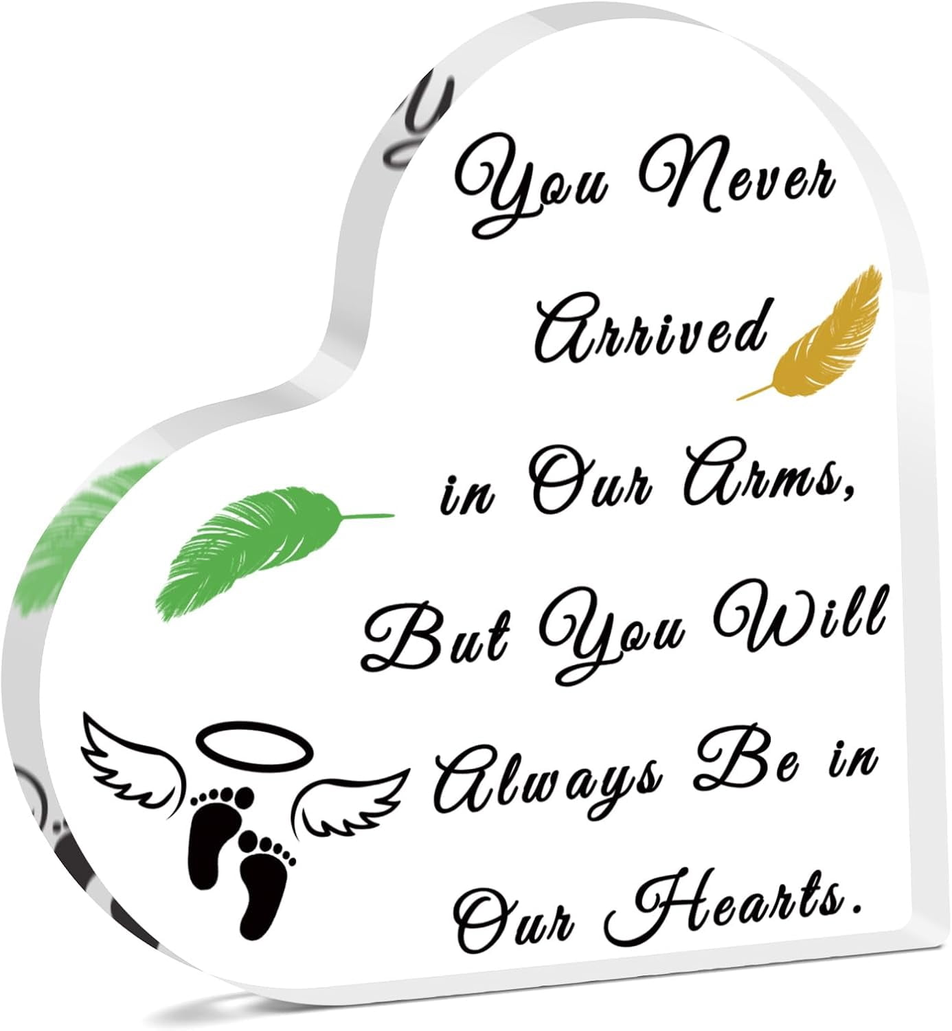 Miscarriage Gifts for Mothers Parent Mom Baby Memorial Acrylic Plaque ...