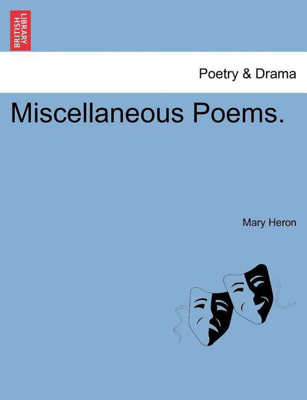 Miscellaneous Poems. (Paperback) - Walmart Business Supplies