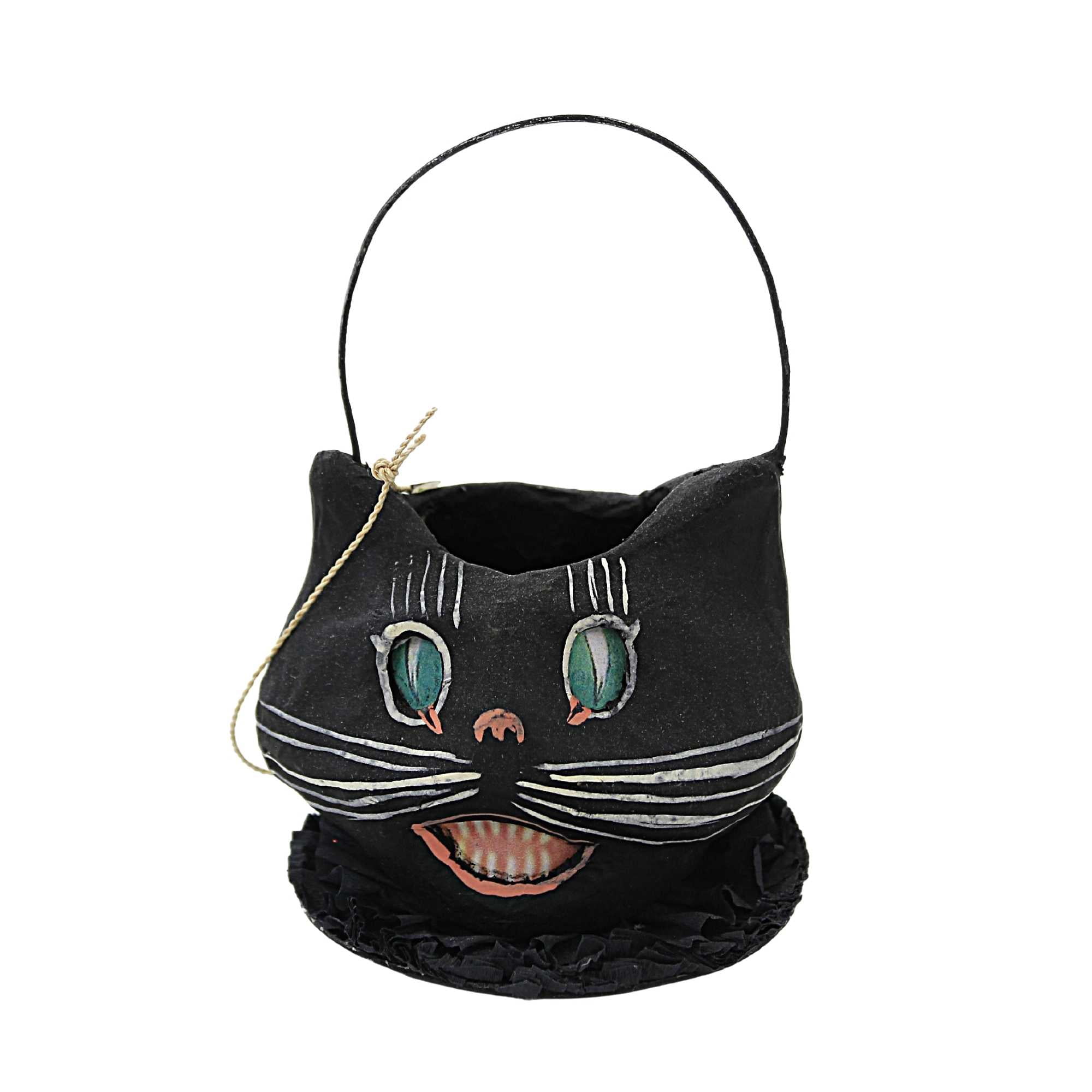 Mischevious Cat Bucket - 1 Bucket Ornament 5 Inch, Paper - Ornament ...