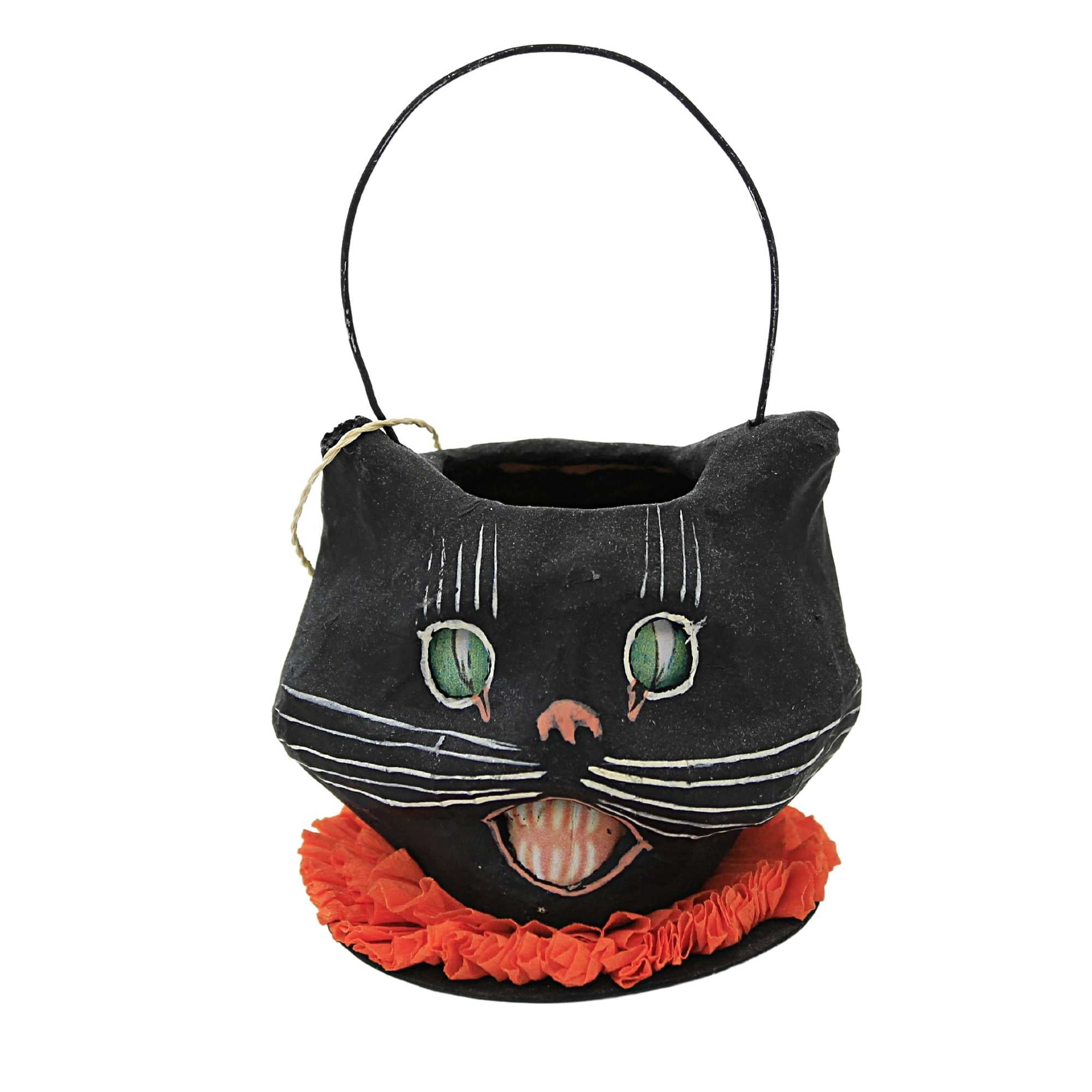 Mischevious Cat Bucket - 1 Bucket Ornament 5 Inch, Paper - Ornament ...