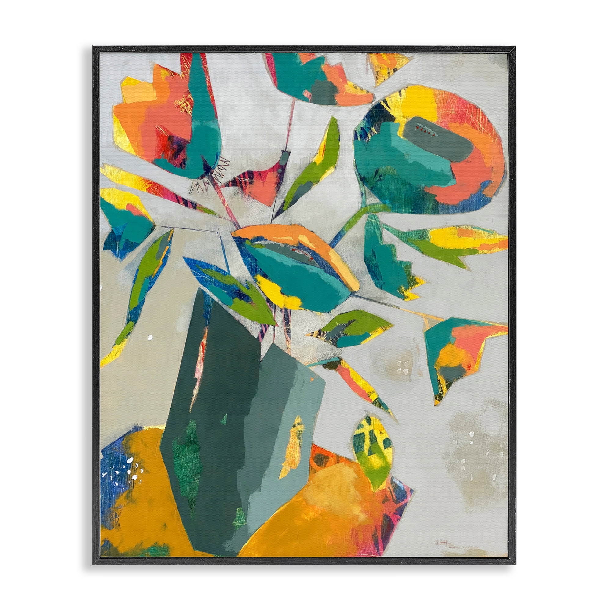 Mischief & Merrymaking Abstraction Black Framed Giclee Art, design by ...