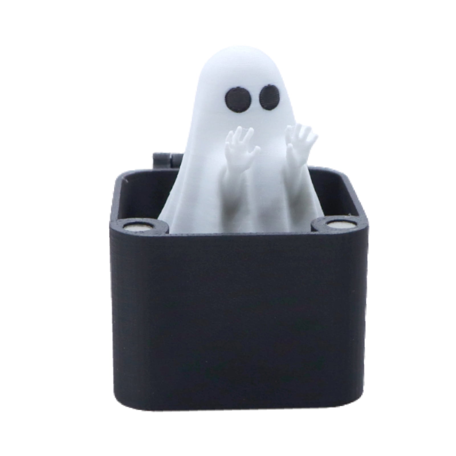 Mischievous Ghost in a Box, Funny Mid-Finger Ghost Pop Up Desk Prank Gift, Cute Ghost Flipping ...