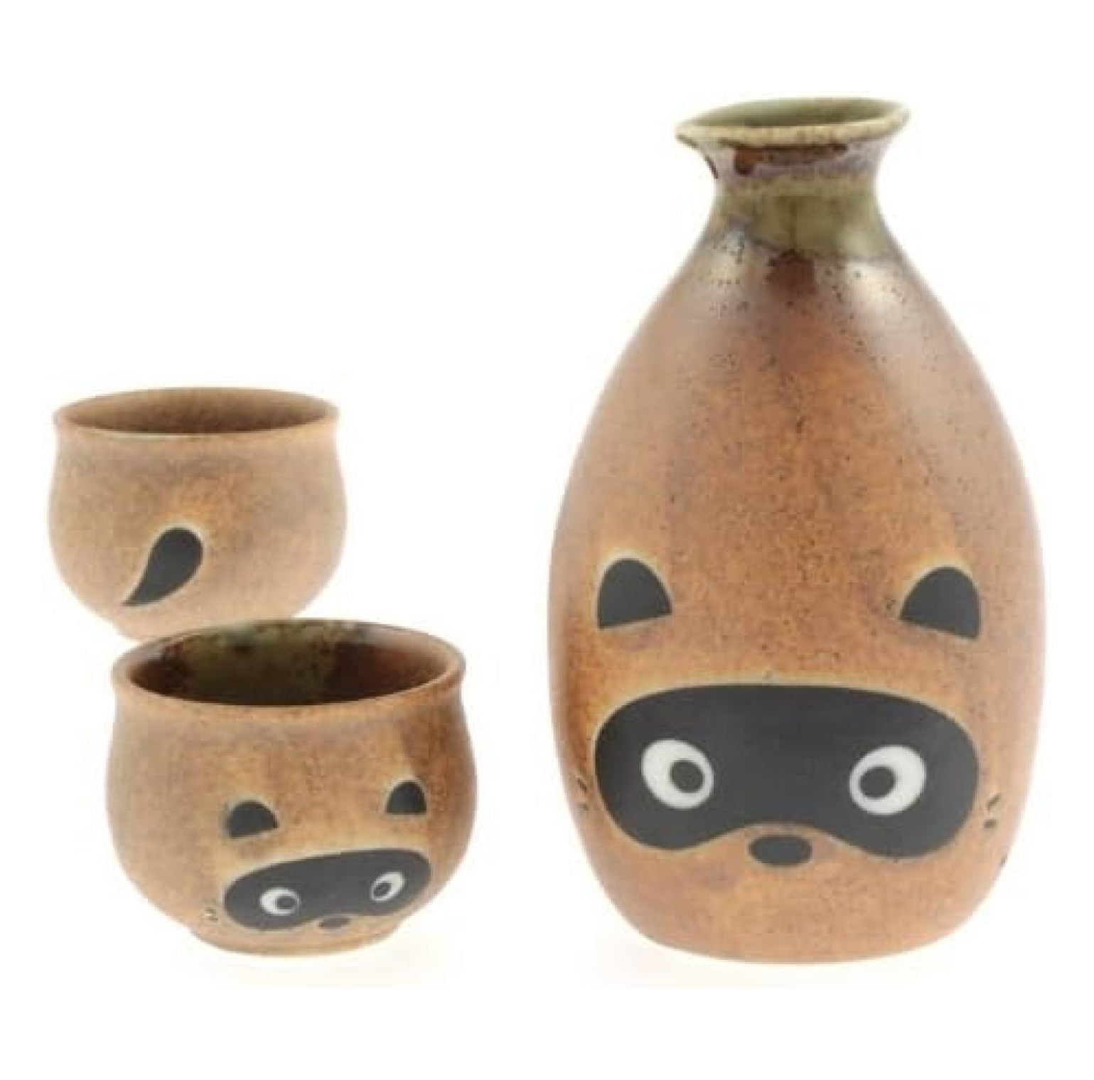 Mischievous Tanuki Sake Set - Walmart.com