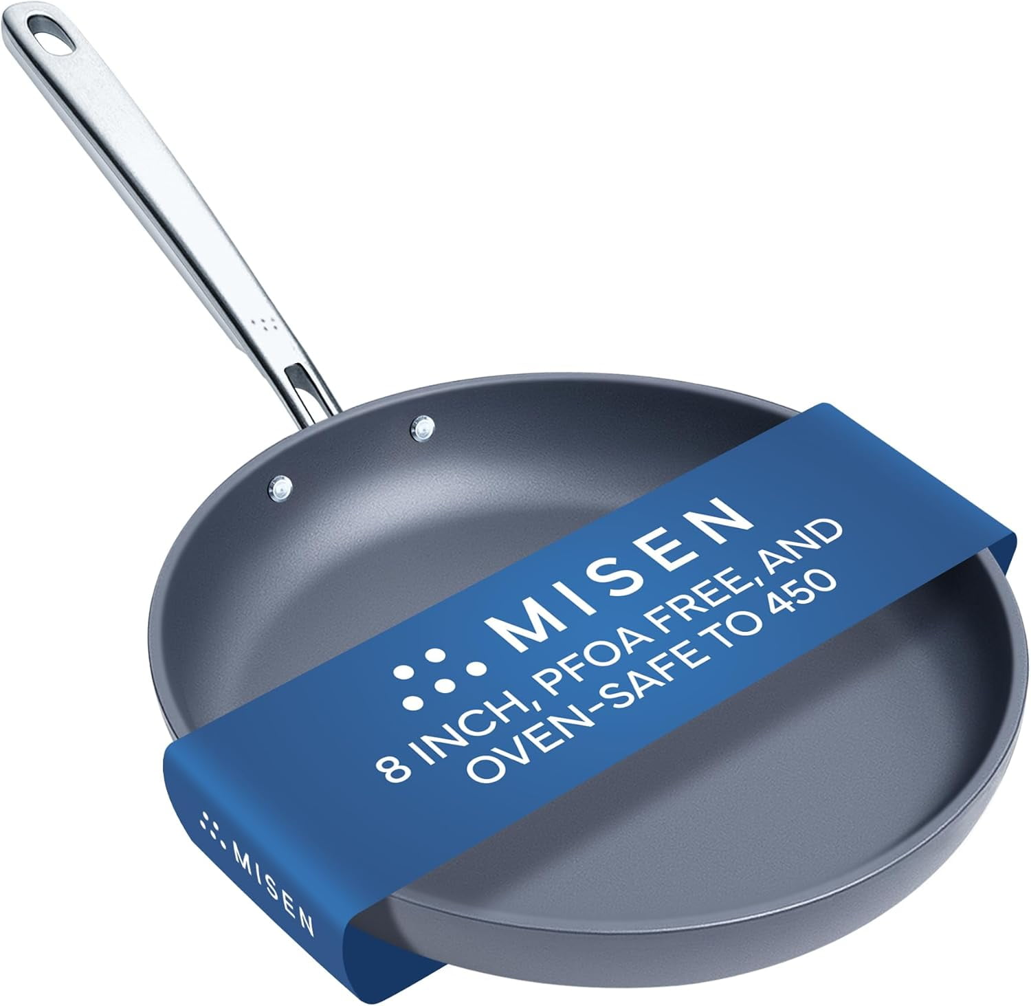Misen Premium Nonstick Frying Pan 8 Inch - Premium Skillet for Meat ...