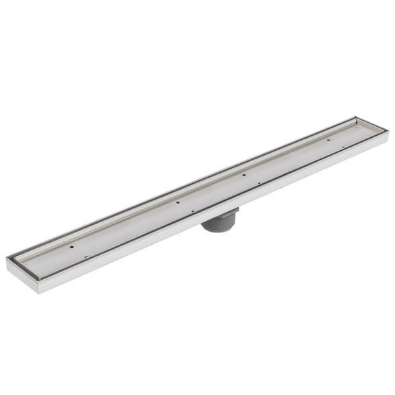 Miseno MNO30LD 30 in. Pattern Grate Linear Shower Drain, Stainless ...