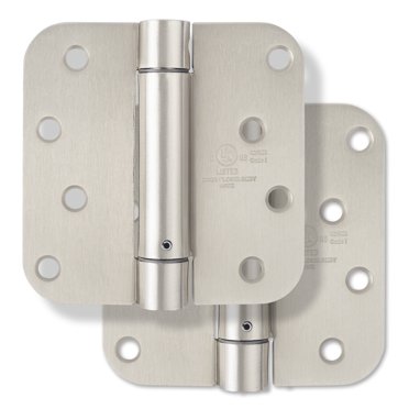 Adjustable Spring Hinges, 4" X 4" with 5/8" Radius in Oil Rubbed Bronze ...