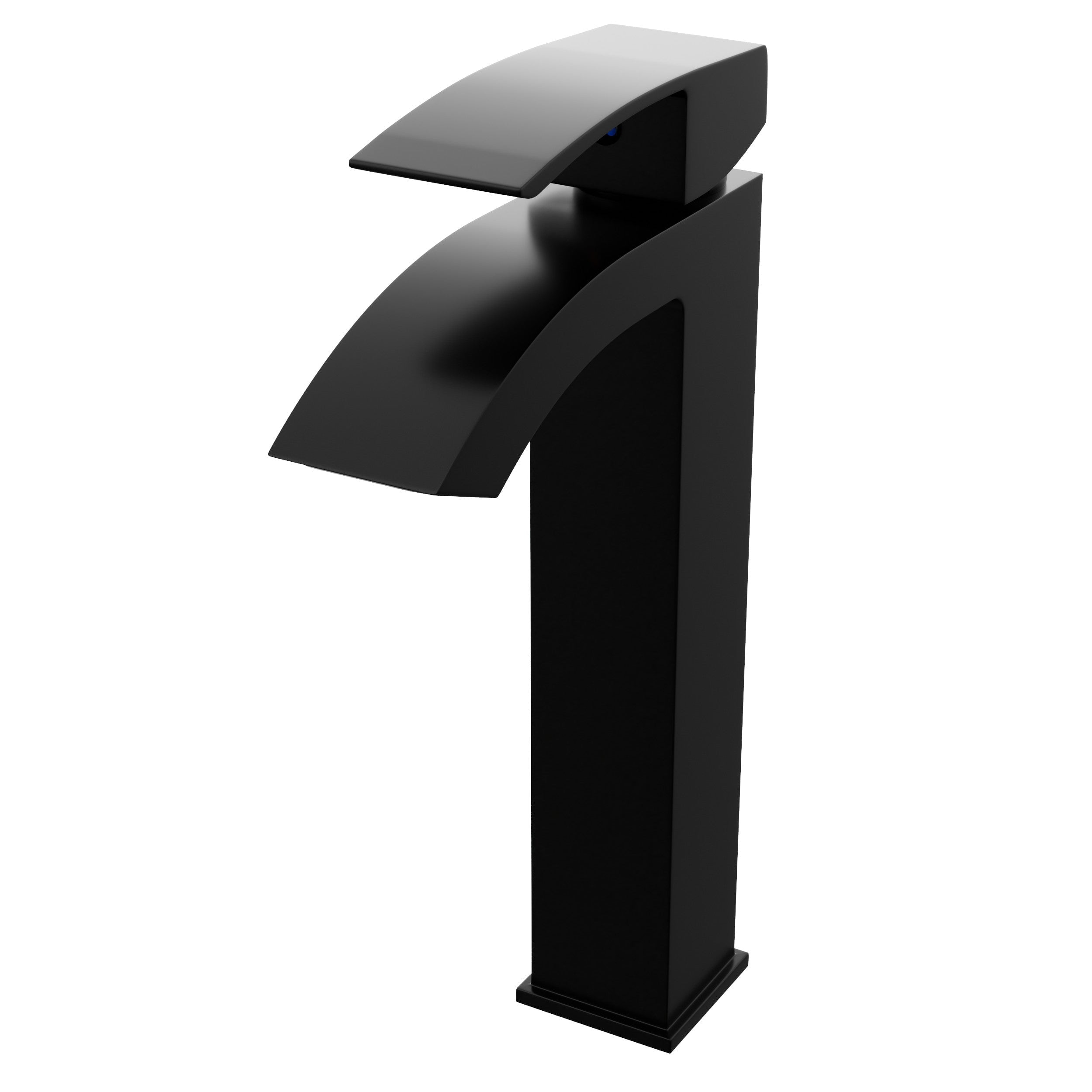 Novatto STEGER GF-123MB Single Handle Contemporary Vessel Faucet, Matte ...