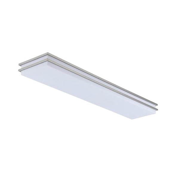 Miseno FLCLSAT48LEDBN 4 ft. Linear Saturn LED Ceiling Fixture - Brushed ...