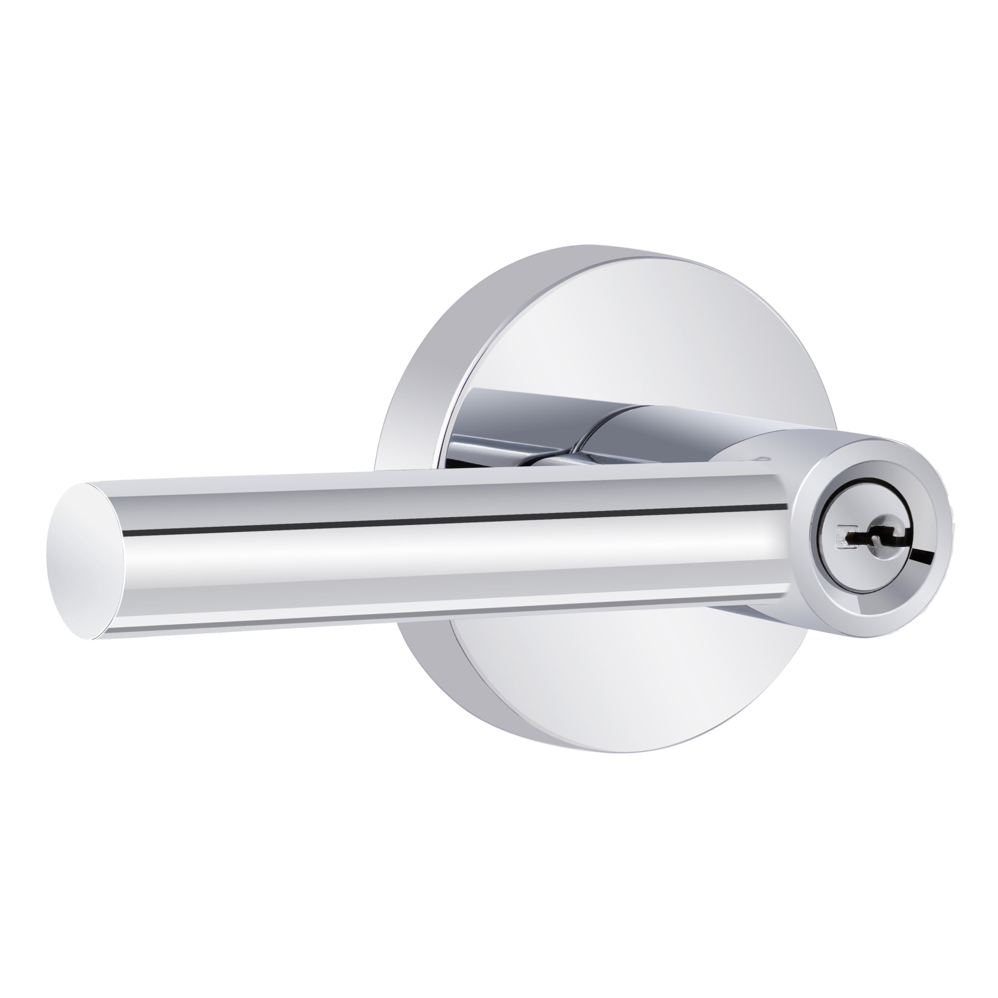 Miseno Mlk1012 Elkton Round Rod Single Cylinder Keyed Entry Door Lever ...