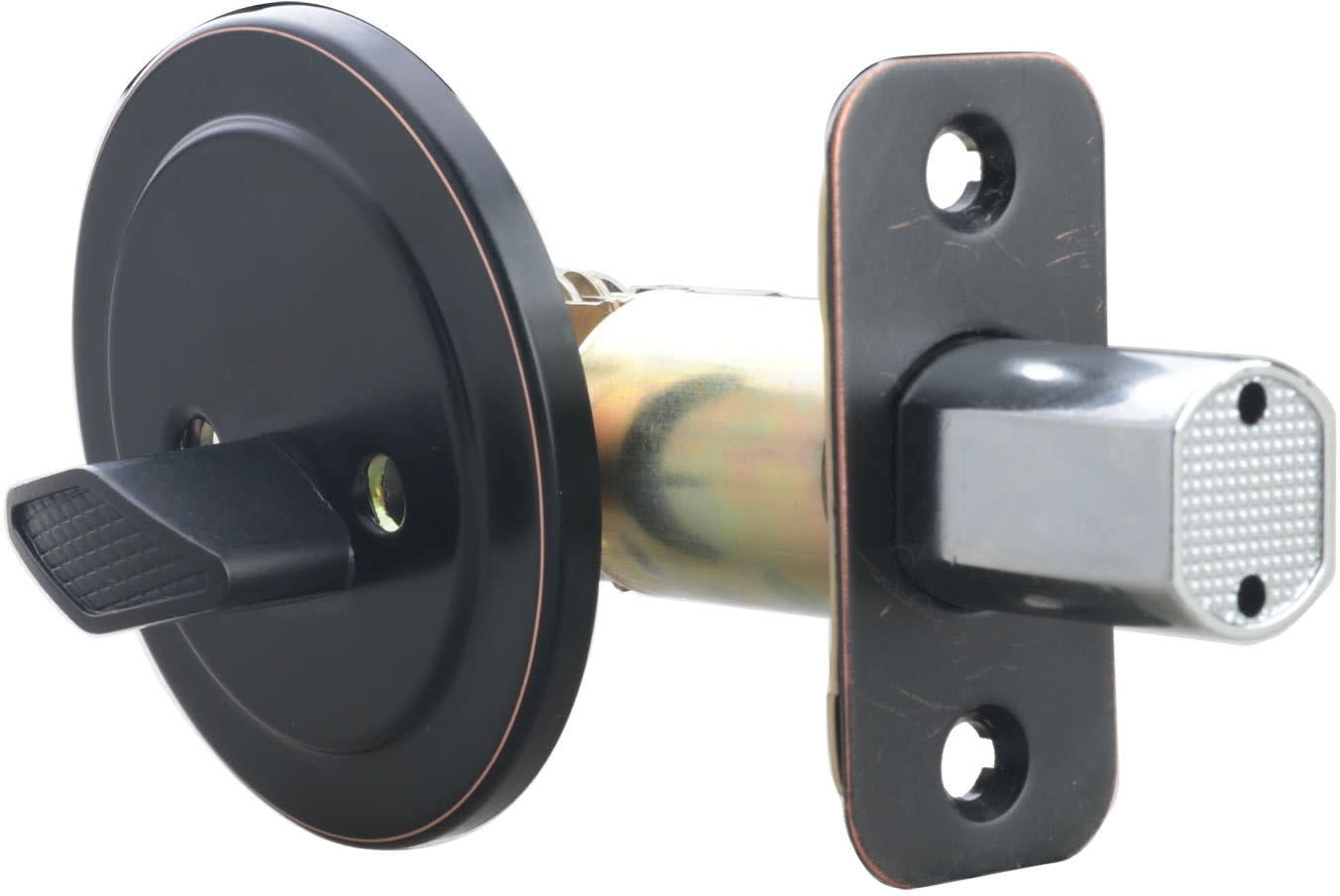 Miseno Mlk4218 Privacy One Sided Half Bore Deadbolt - Bronze - Walmart.com
