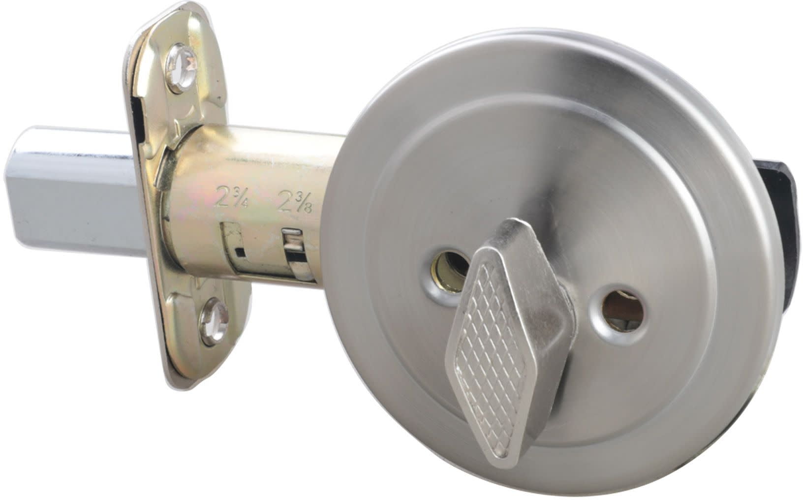 Miseno Mlk4218 Privacy One Sided Half Bore Deadbolt - Nickel - Walmart.com