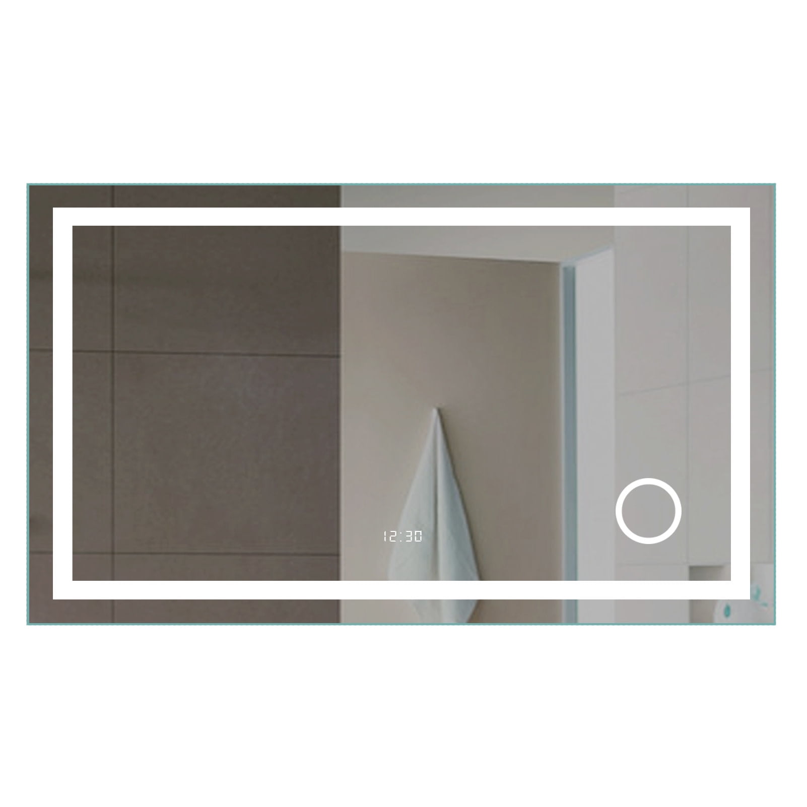 Miseno Mm4835ledmr 48" W X 35" H Rectangular Frameless Bathroom Wall ...