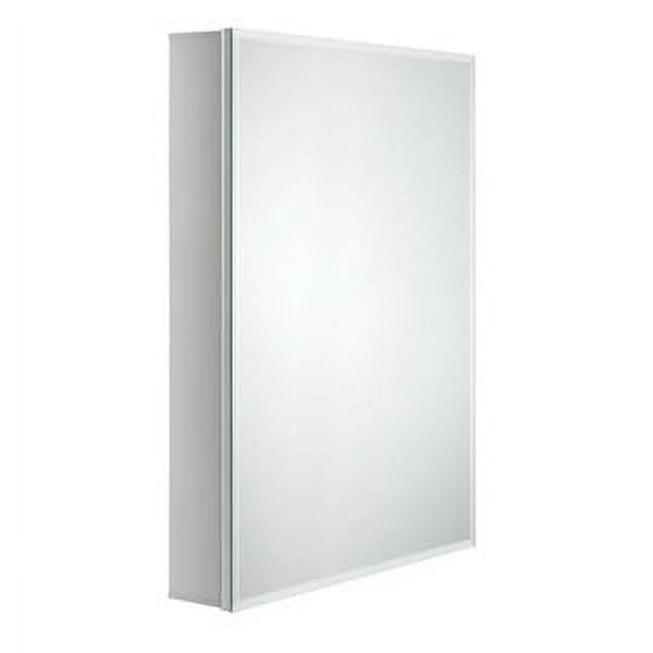 Miseno Recessed Bathroom Mirror, 23" X 30" Frameless 1 Door Medicine ...
