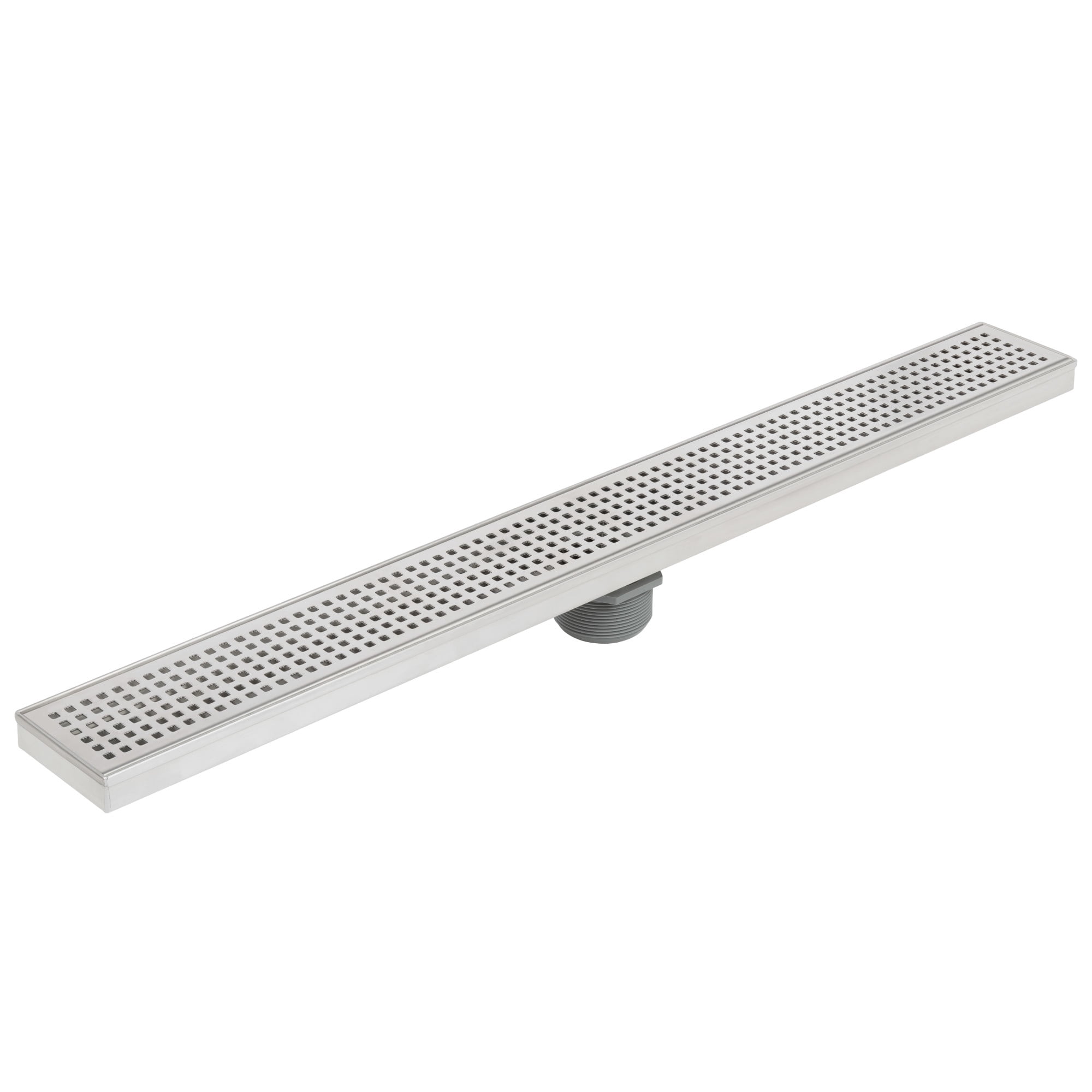 Miseno MNO30LD 30 in. Pattern Grate Linear Shower Drain, Stainless ...