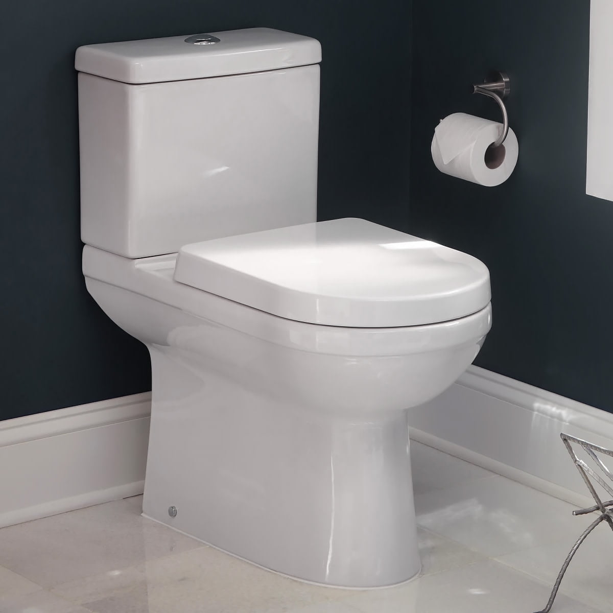 Miseno Porcelain Cascade Two-Piece High Efficiency ADA-Height Toilet ...