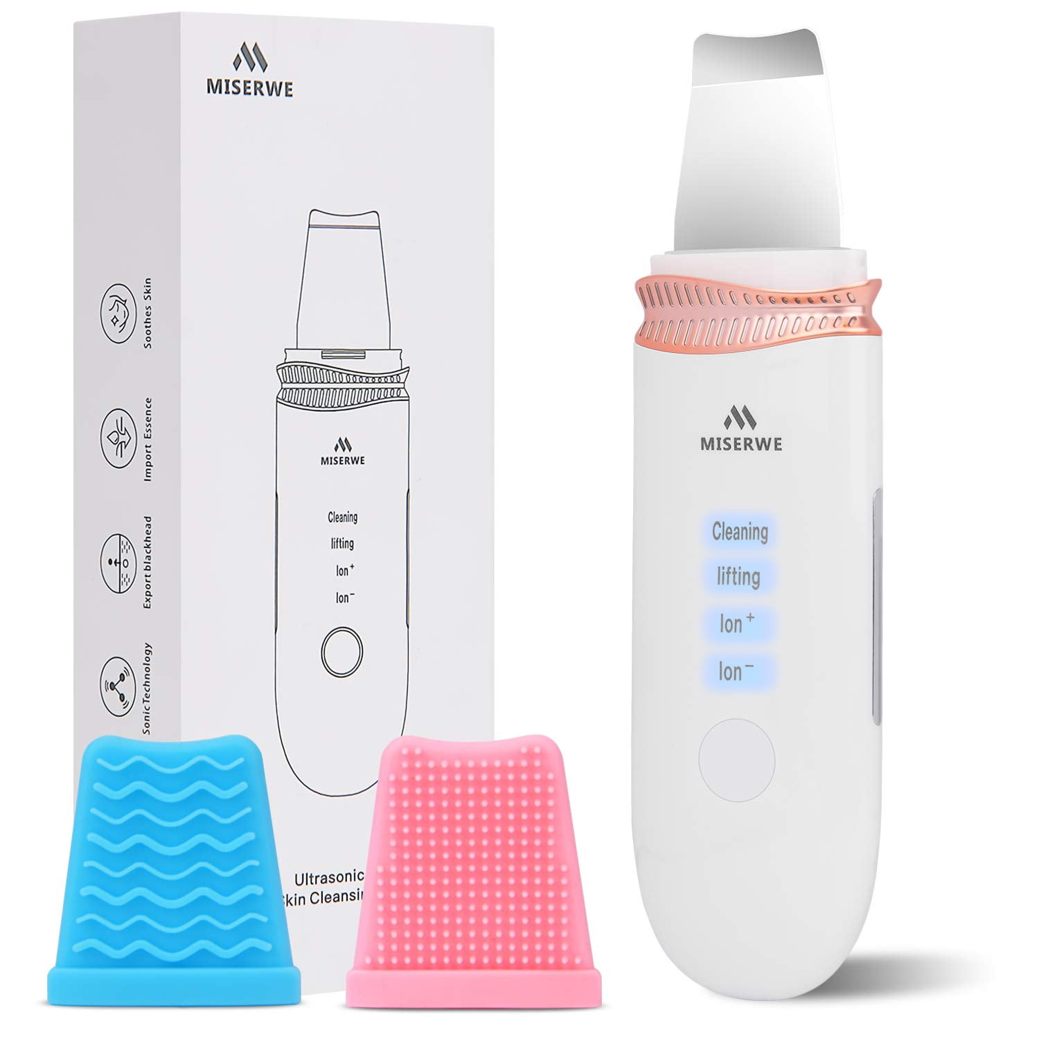 Miserwe Facial skin scrub, skin scraper, pore cleaning, blackhead ...