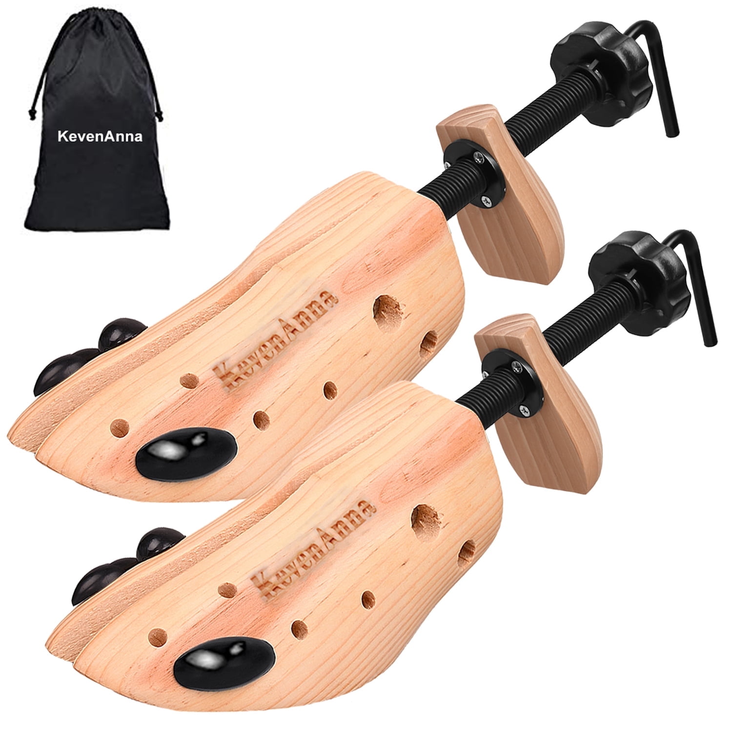 Miserwe Premium Professional 2-Way Wooden Shoe Trees (small) - Unisex ...
