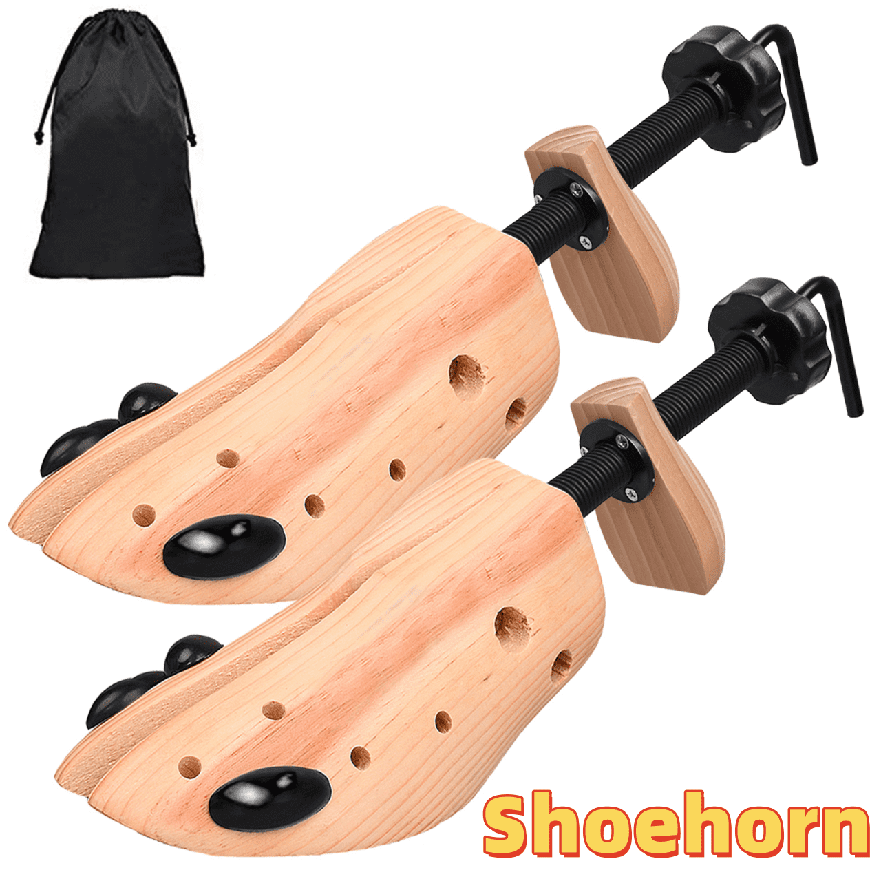 Miserwe The shoe braces can be adjusted in length or width. A pair of ...