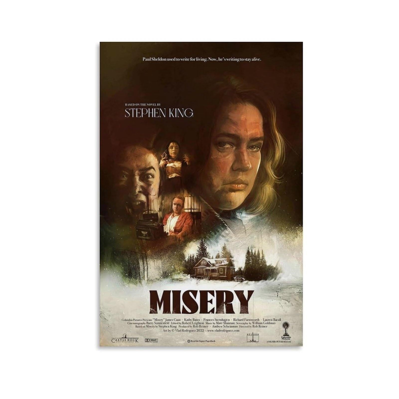 Misery(1) Movie Poster Artworks Picture Print Poster Wall Art Painting ...