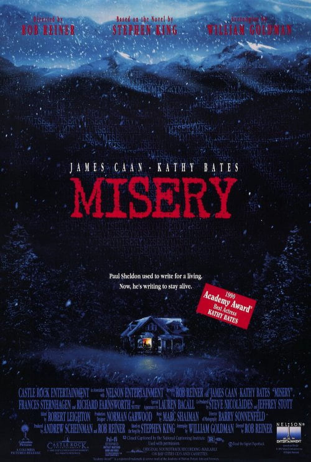 Misery Movie POSTER 27" x 40" Style B - Walmart.com