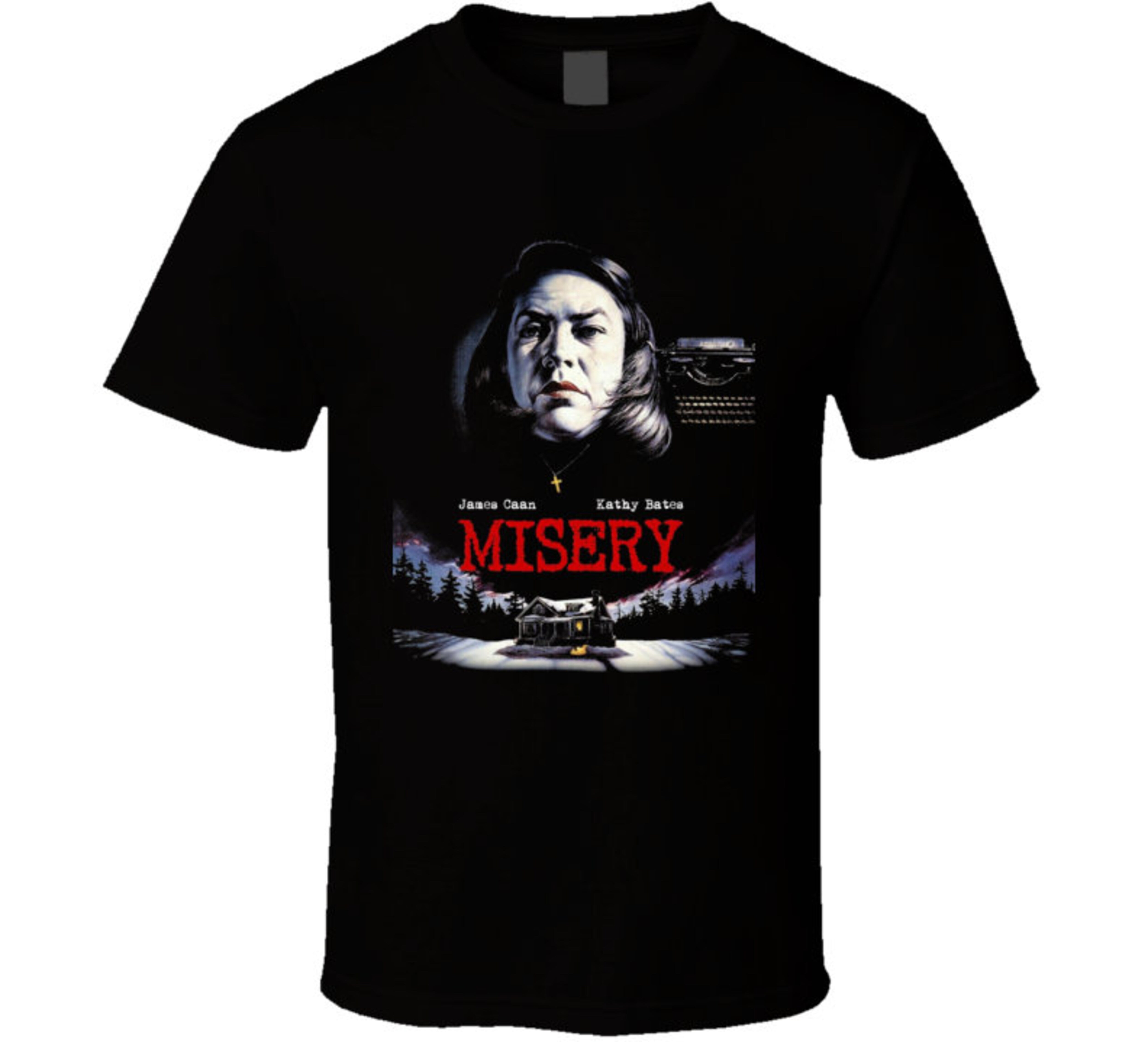 Misery Retro Thriller Retro Scary Movie T Shirt - Walmart.com