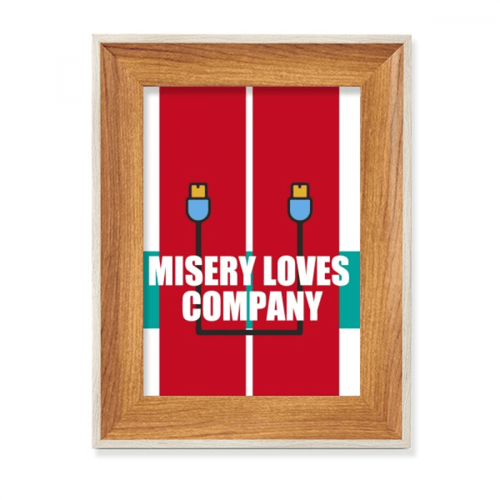 Misery鈥侺oves鈥侰ompany Desktop Wooden Photo Frame Display Picture Art ...